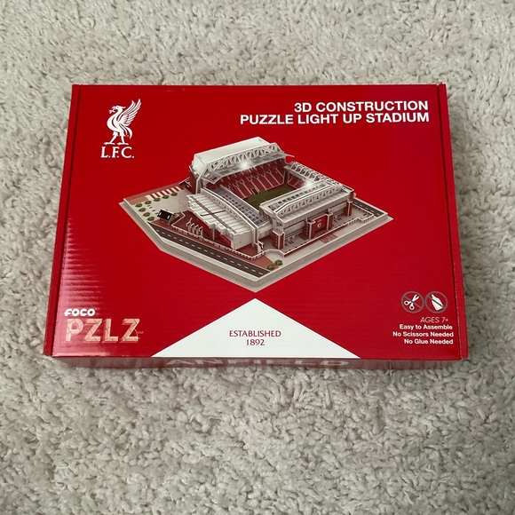 Games | Nwt Lfc 3d Construction Puzzle Light Up Stadium | Poshmark